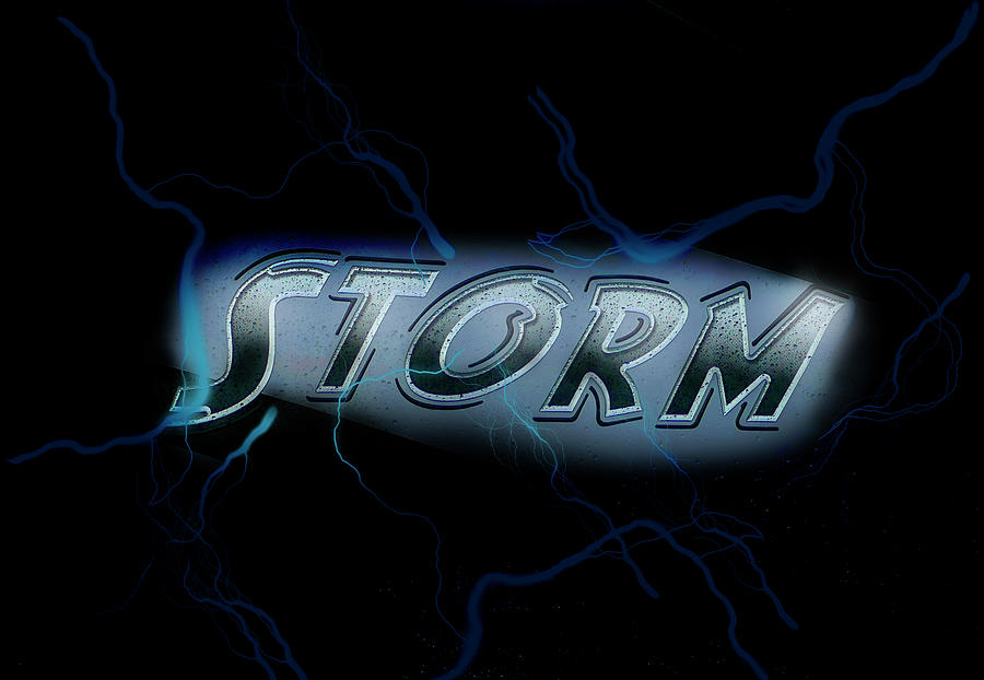 Sign Storm Word Photograph by Sandra J's - Fine Art America