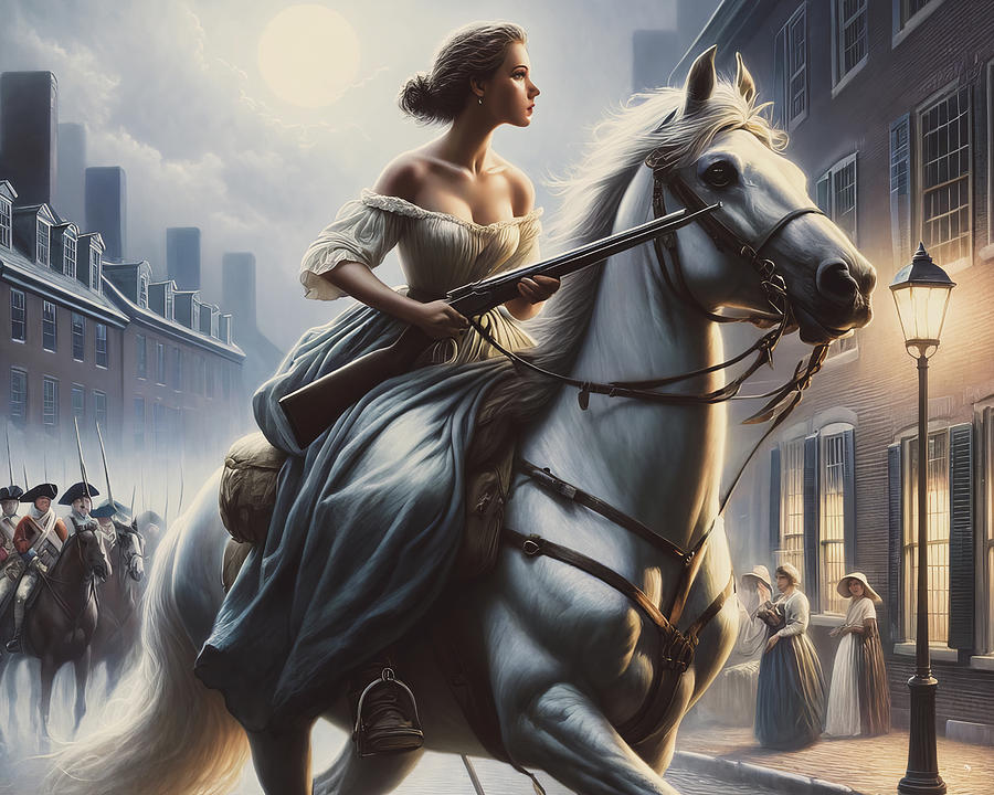 Sybil Ludington #3 Digital Art by Rick Gutierrez - Pixels