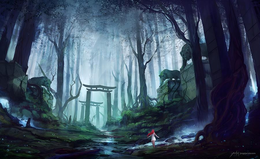 Landscape Digital Art by Celestina Paul - Fine Art America