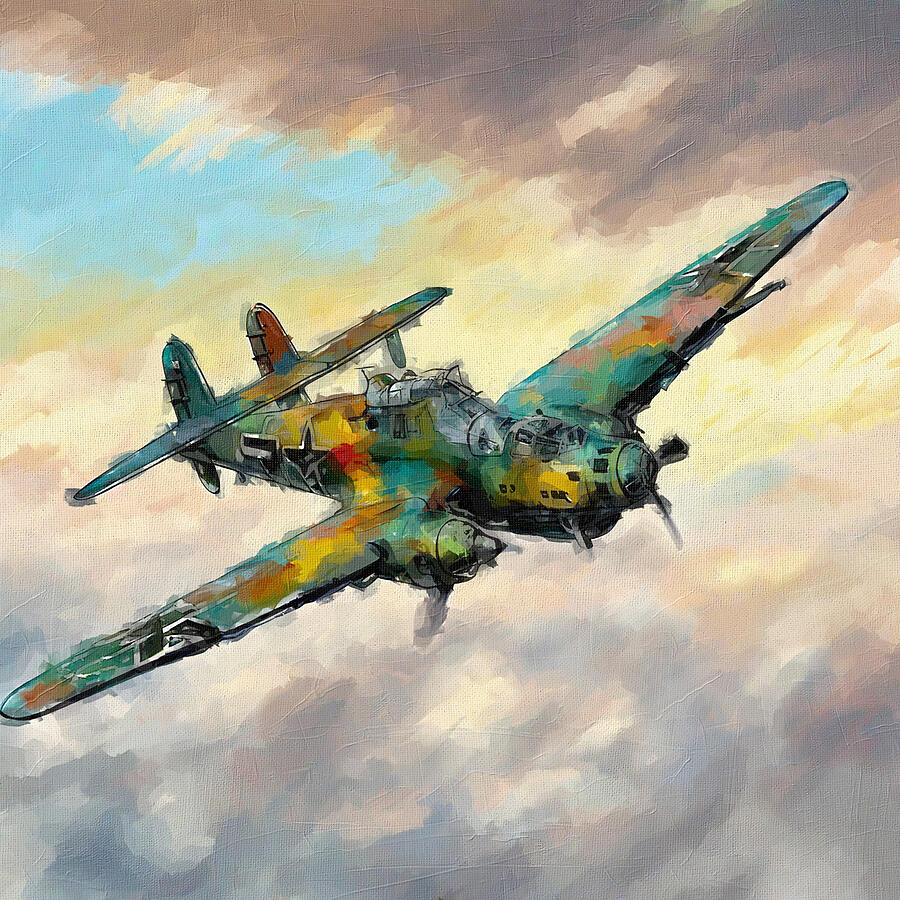 3409 Junkers Ju 88 German Military Aircraft Luftwaffe World War II Ju 88A 4 In The Sky Airbus ...