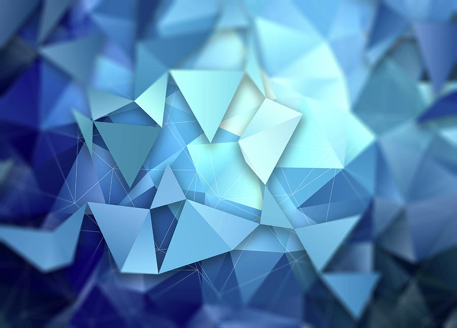 3D low poly abstract background Digital Art by Varga Mark | Fine Art ...