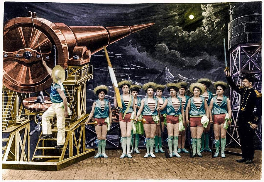A Trip to the Moon Georges Melies Photograph by Srdjan Kotarlic - Fine ...