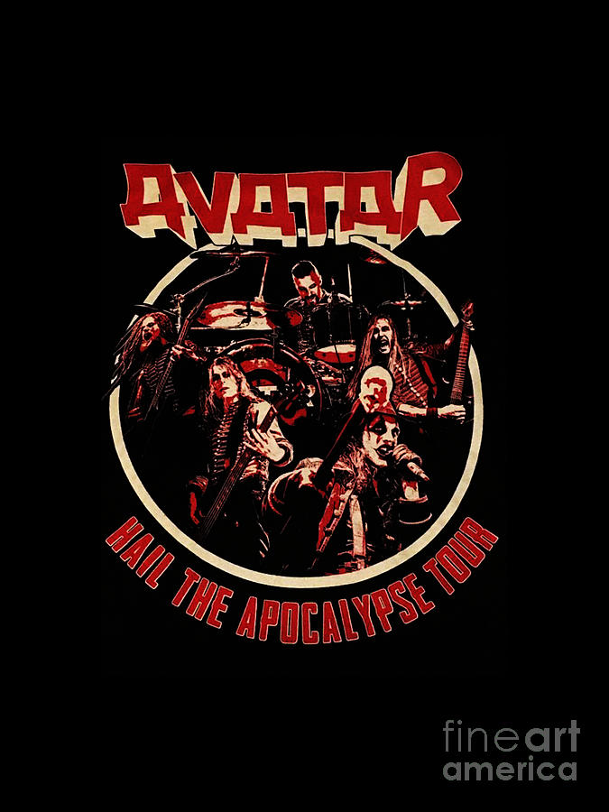 best of logo Avatar band Mixed Media by DEWI Art