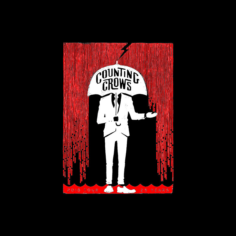 Counting Crows Digital Art by Yona Kaputri - Fine Art America