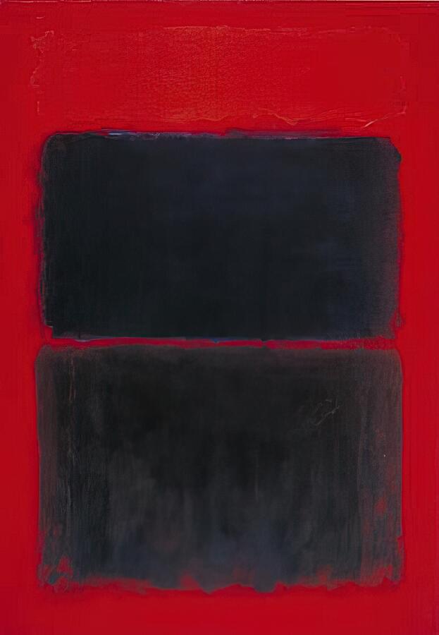 Light Red Over Black - 1957 #4 Painting by Mark Rothko - Pixels Merch
