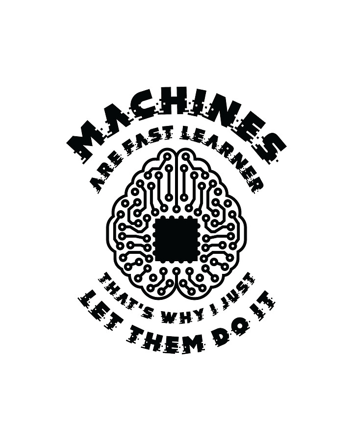 Machine Learning Artificial Intelligence AI Programmer Digital Art by Toms Tee Store - Pixels