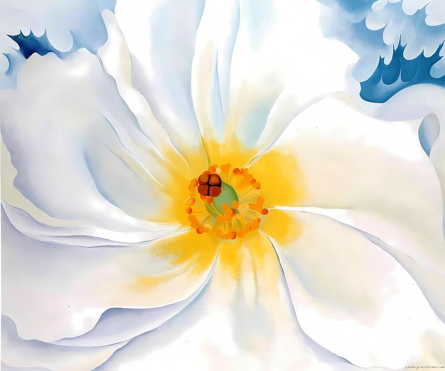 Georgia Okeeffe art Painting by Canvas Covela - Pixels