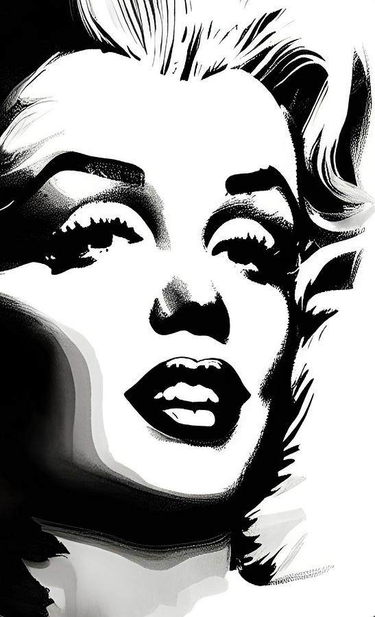 Marilyn Monroe Digital Art by Generational Images - Fine Art America