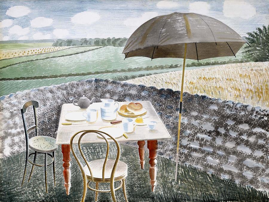 Eric Ravilious Prints Painting by Mouhcine Najimi - Fine Art America