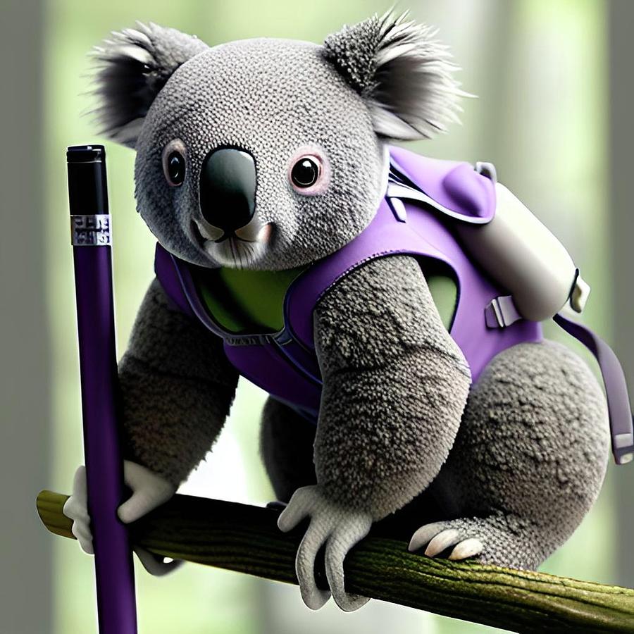 #44 Web3Kend Polygon Koala Club Digital Art by Web3Kend - Fine Art America