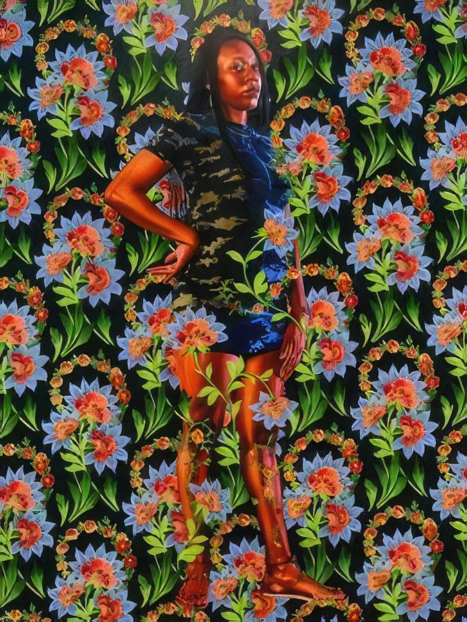 Kehinde Wiley Painting by Vida Trim - Fine Art America
