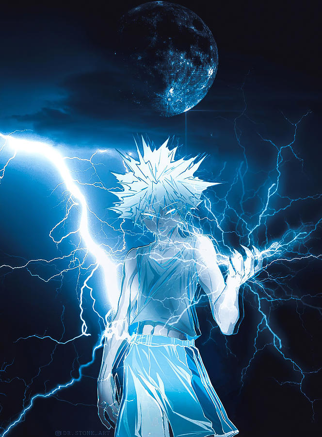 Killua Zoldyck Lightning Digital Art by Nguyen Hai - Fine Art America