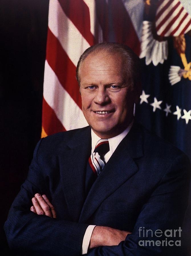 Gerald Ford Photograph by Pierre Roussel - Fine Art America