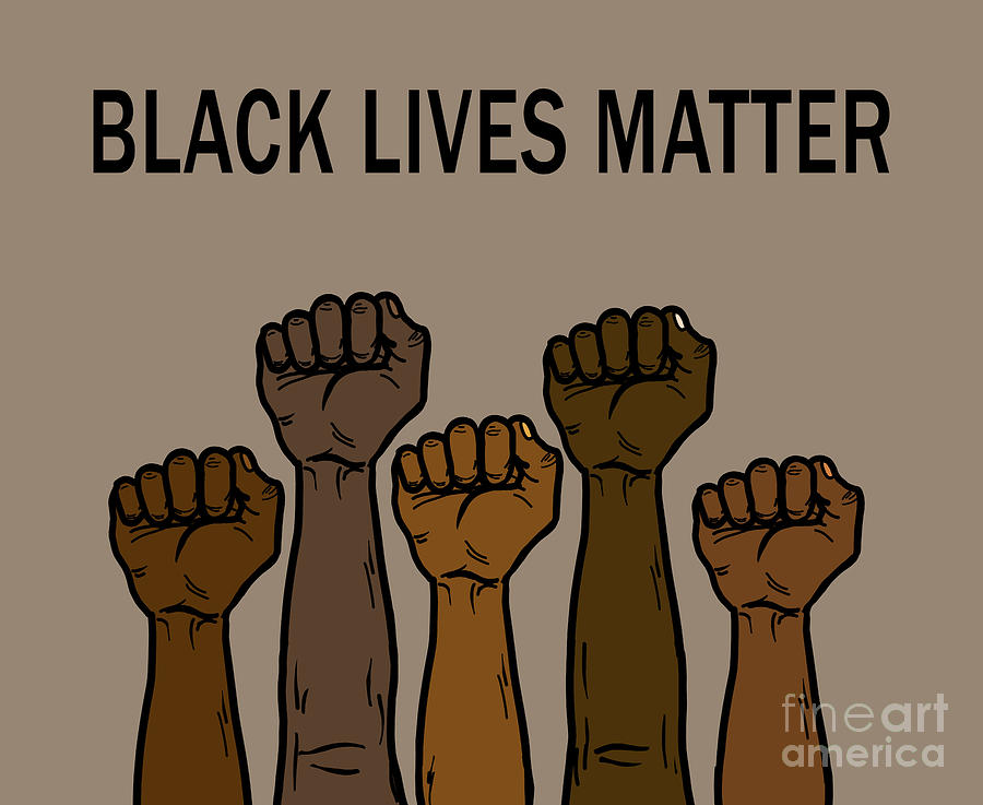 Black Lives Matter Digital Art by Nalidsa Sukprasert - Fine Art America
