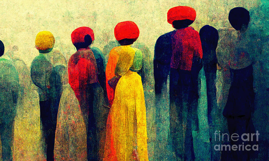 Colorful people Digital Art by Sabantha - Fine Art America