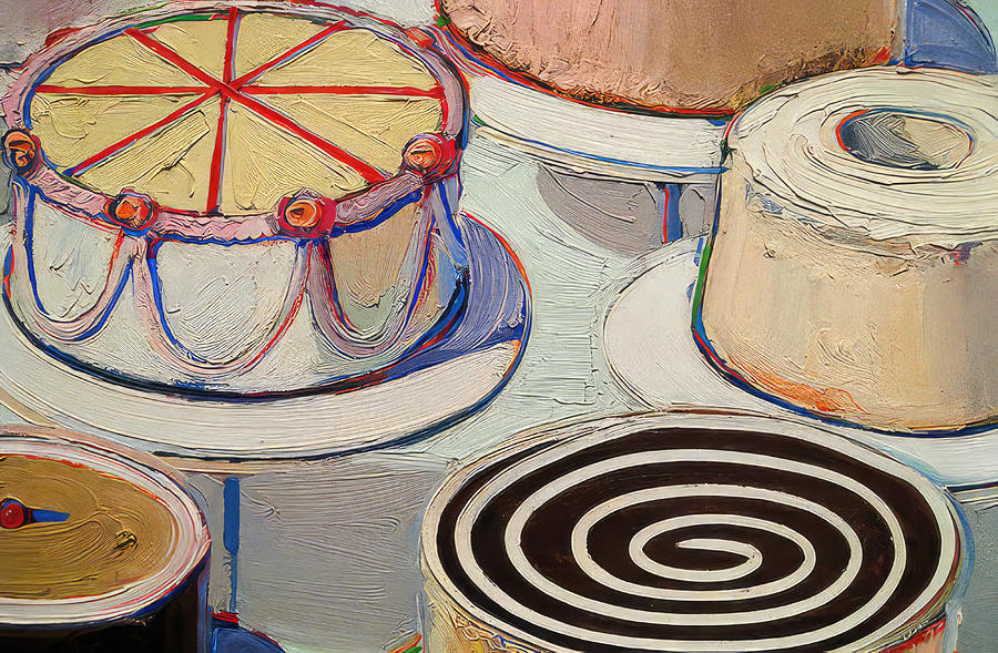 Dessert - Wayne Thiebaud Painting by Wayne Thiebaud - Fine Art America
