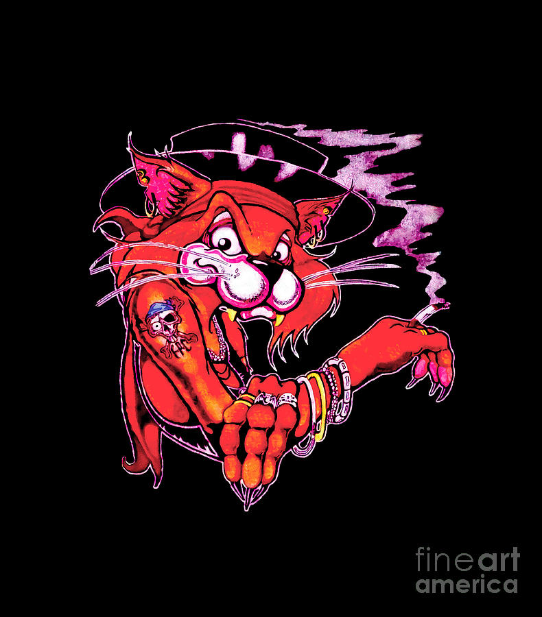 Faster Pussycat Digital Art By Son Mino Fine Art America