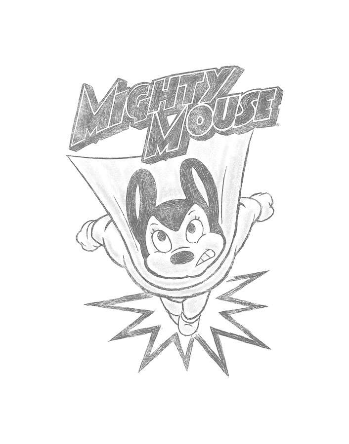 Mighty Mouse Digital Art by Clyde Allen - Fine Art America