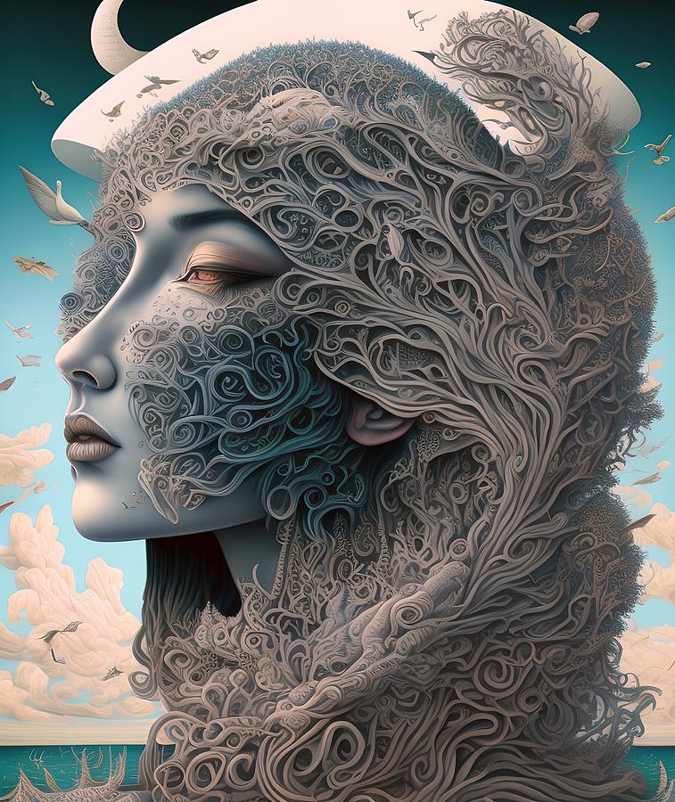 Surreal Art, Generative AI Illustration Digital Art by Miroslav Nemecek - Fine Art America