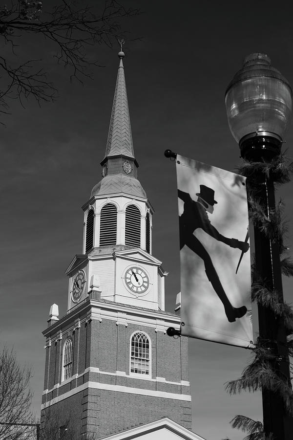 Wait Chapel at Wake Forest University in black and white Photograph by ...