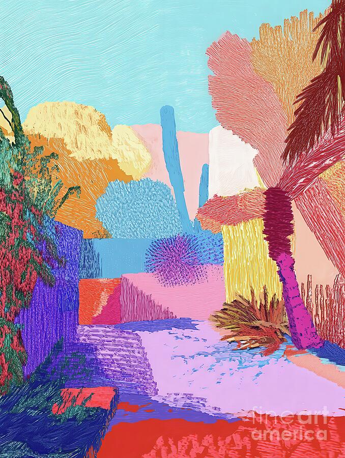 Artwork Inspired By David Hockney #50 by Sigurd Rutherford