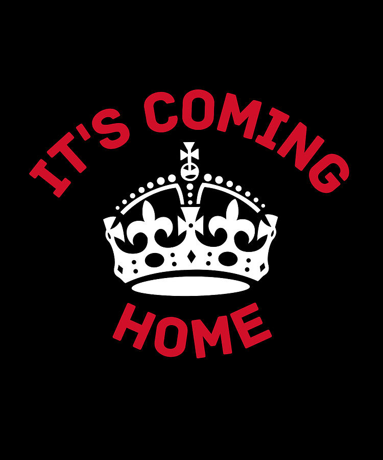 Its Coming Home England Soccer Football Digital Art by Samuel Dubas Art - Pixels