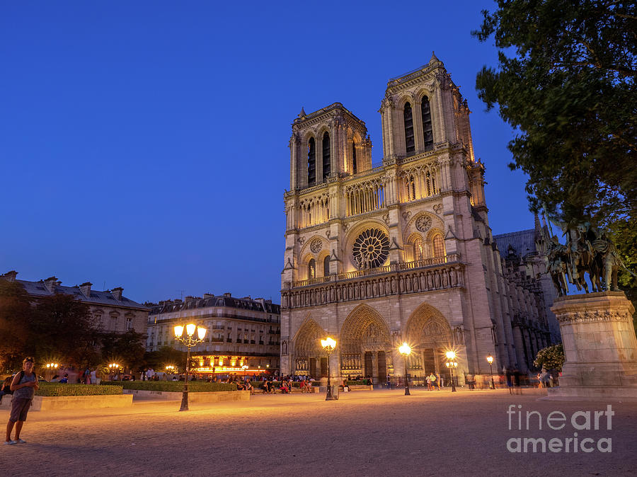 Landmark Notre Dame Cathedral Photograph by Jeff Whyte - Fine Art America