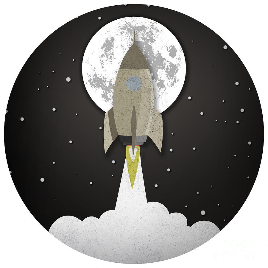 Old Style rocket lift off Digital Art by Bigalbaloo Stock - Pixels Old Style rocket lift off Digital Art by Bigalbaloo Stock - Pixels