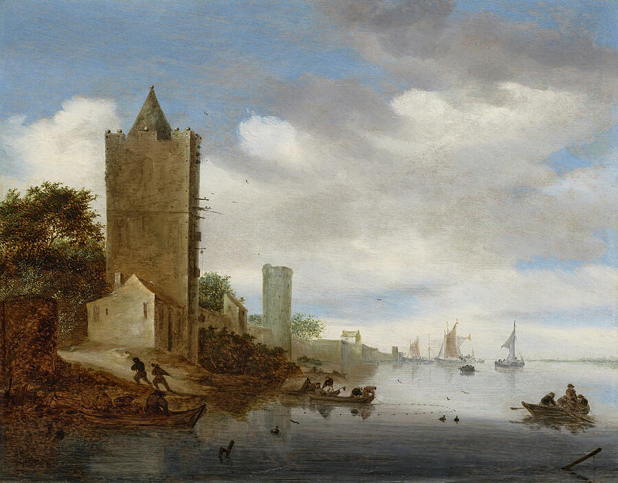 Salomon Van Ruysdael #6 Painting by MotionAge Designs - Fine Art America