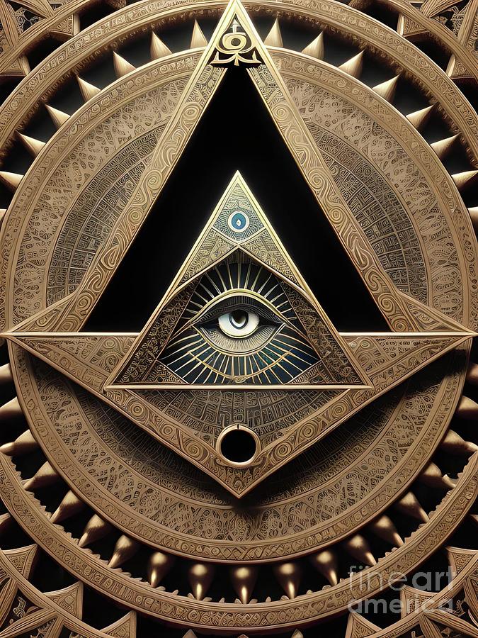 Secret Symbols Digital Art by Pierre Blanchard - Pixels