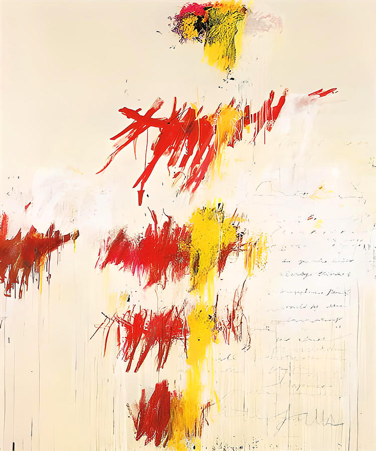 Cy Twombly Painting by Vintage Illustrations - Pixels