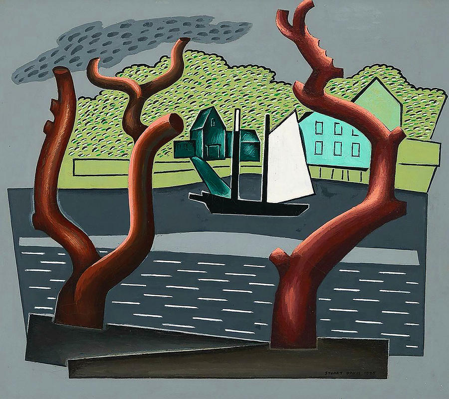 Stuart Davis Painting by Vintage Illustrations - Fine Art America