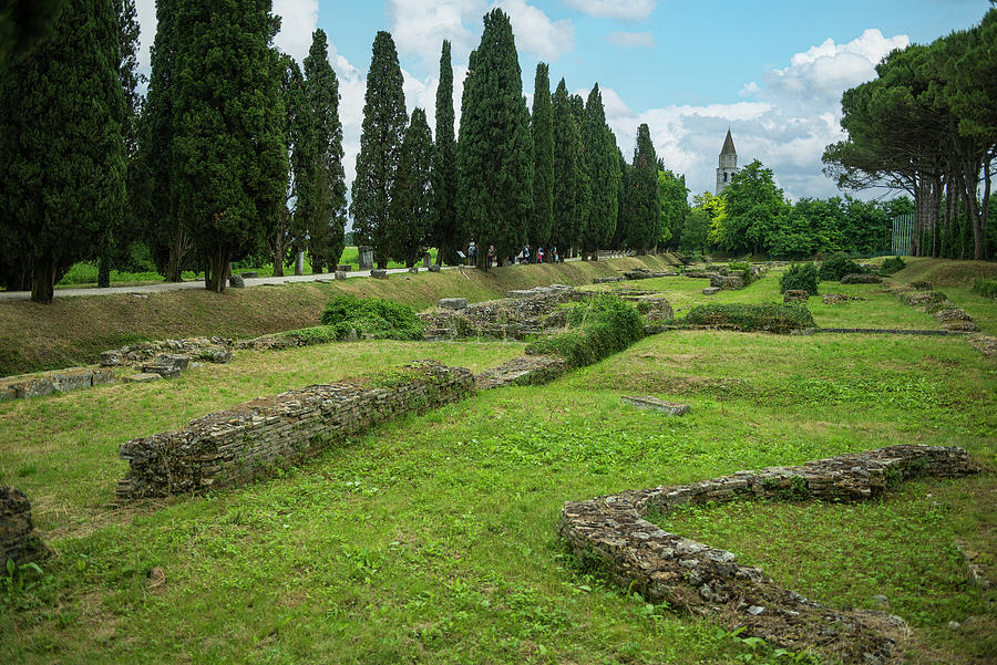 Archaeological site in Aquileia, Italy Photograph by Sergio Delle ...