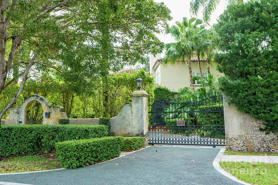 Photo of a historic landmark home in Coral Gables Granada area Photograph by Felix Mizioznikov ...