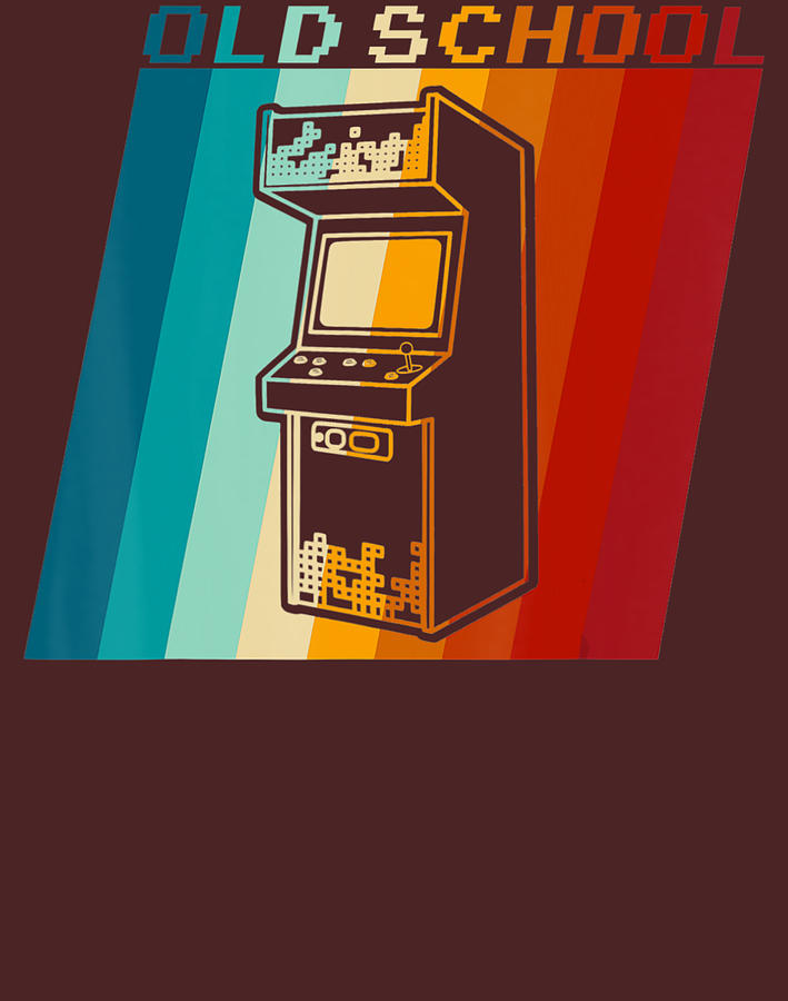 70s 80s 90s Vintage Retro Arcade Video Game Old School Gamer Digital Art By Chuoc Tan Le Pixels