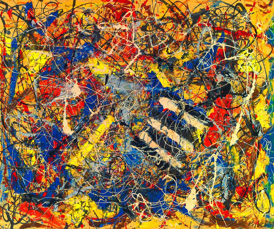 Jackson Pollock Art Painting by Mouhcine Najimi - Pixels