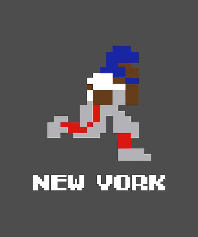 8 bit New York Football 1 Digital Art by Kha Dieu Vuong - Fine Art America
