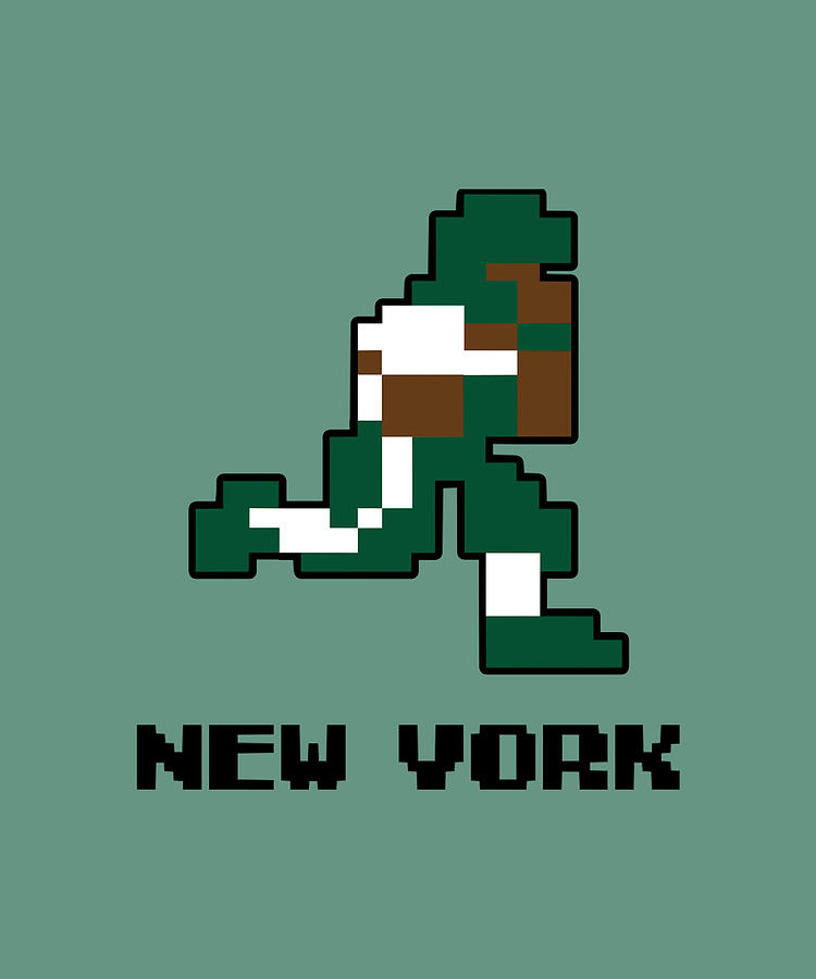 8 bit New York Football 2 Digital Art by Kha Dieu Vuong - Fine Art America