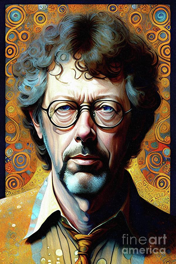 Eric Clapton, Music Legend Painting by John Springfield - Pixels