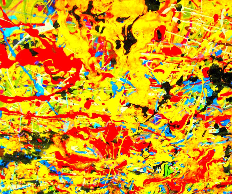 Jackson Pollock Art Painting by Mouhcine Najimi - Pixels