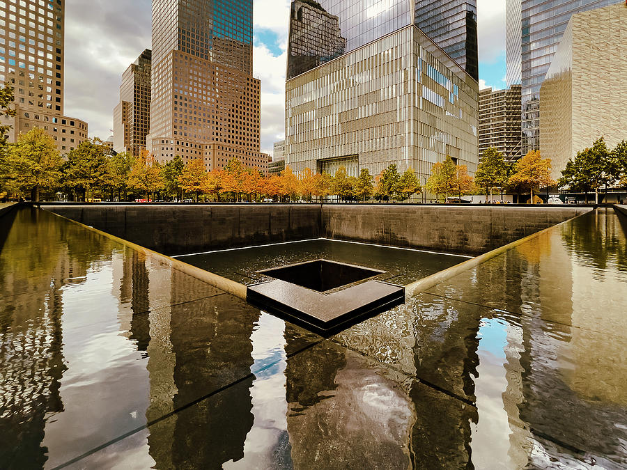 9/11 World Trade Center Memorial Photograph by Joshua Leeman - Fine Art America