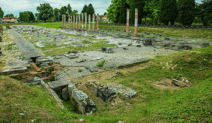 Archaeological site in Aquileia, Italy Photograph by Sergio Delle ...
