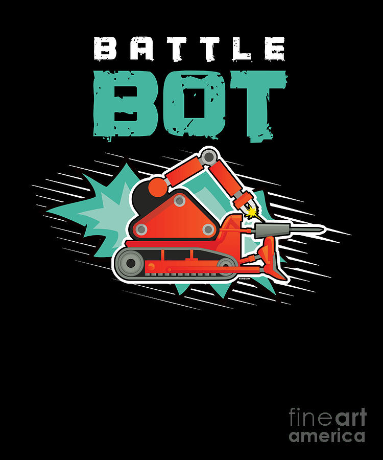 Battle Bot Robot Wars Digital Art By Thomas Larch Pixels
