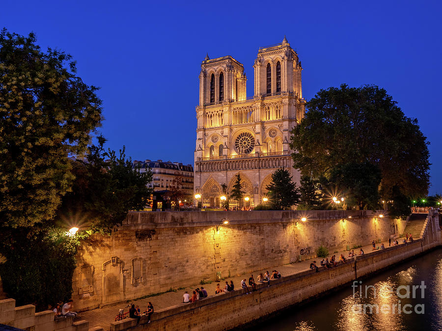 Landmark Notre Dame Cathedral Photograph by Jeff Whyte | Pixels
