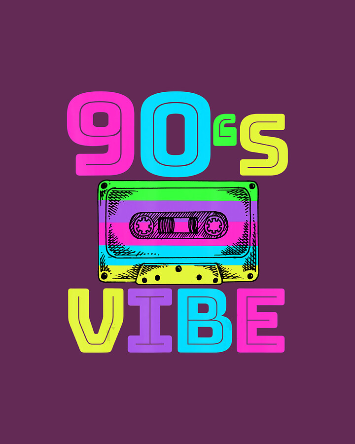 90S Vibe For 90S Music Lover Digital Art by Ich Ly Huynh | Pixels