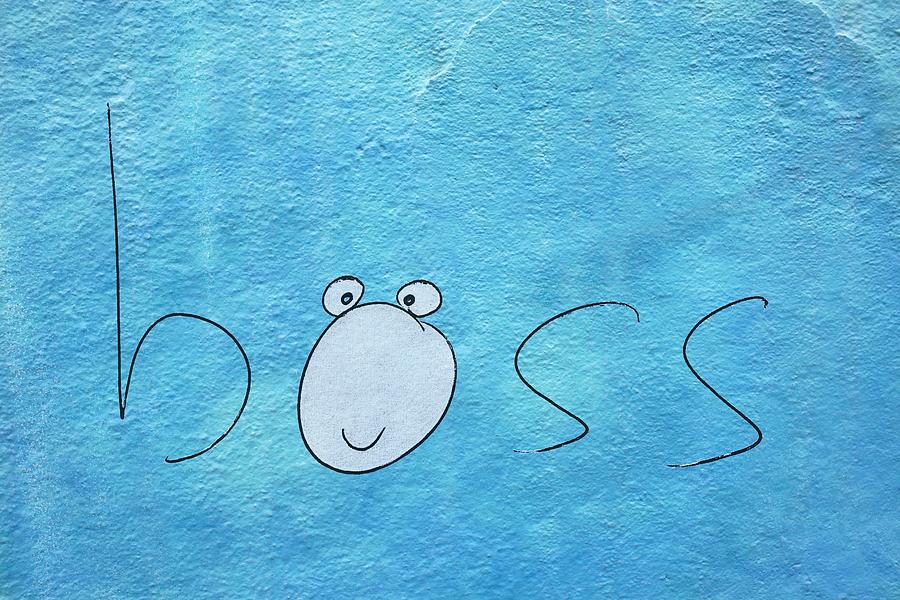 A Boss concept rendered illustation on the wall - 3d Mixed Media by Xt ...