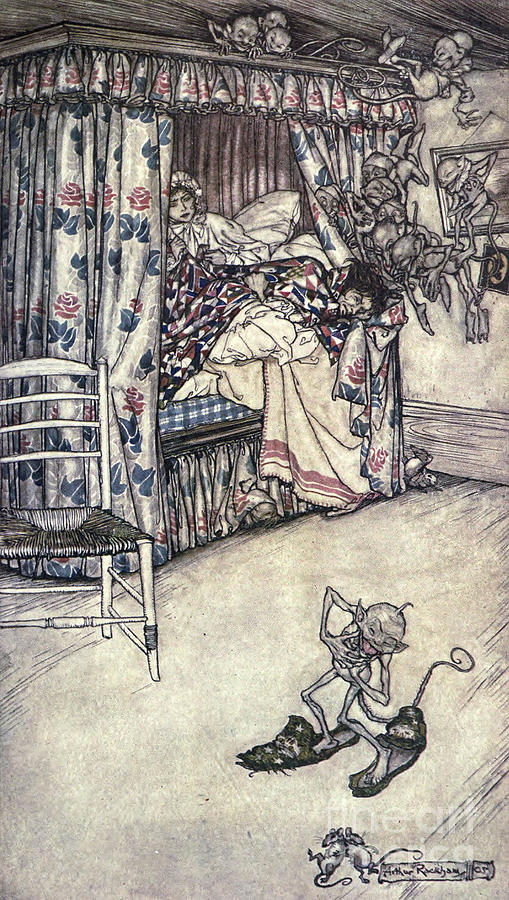 A Curtain Lecture D5 Drawing By Historic Illustrations Pixels