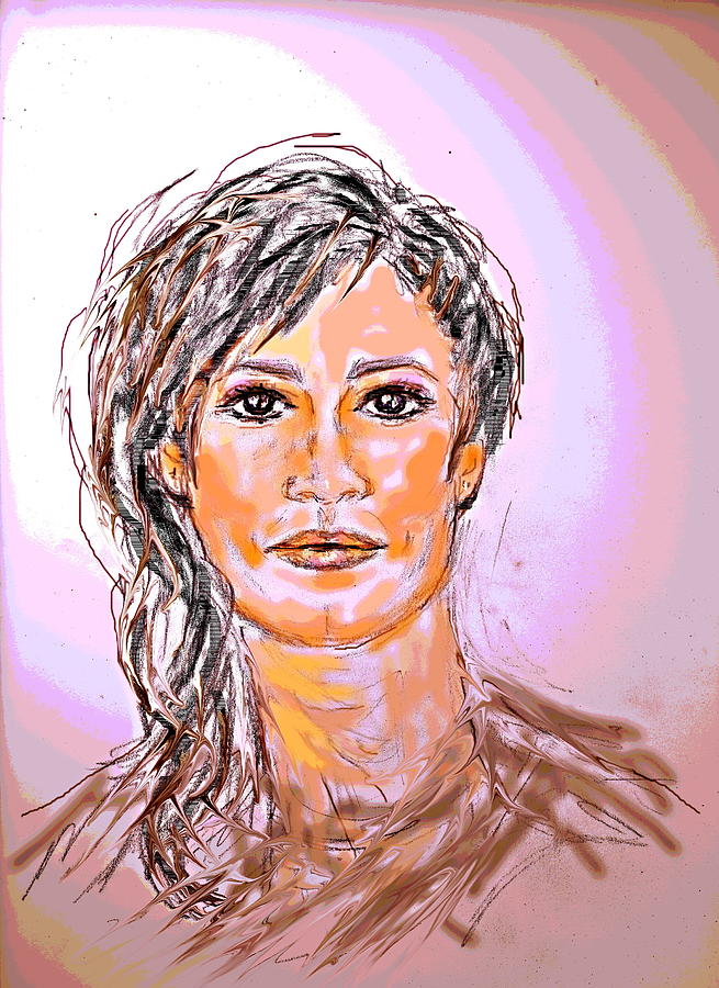 A kind Look Mixed Media by Desline Vitto - Fine Art America