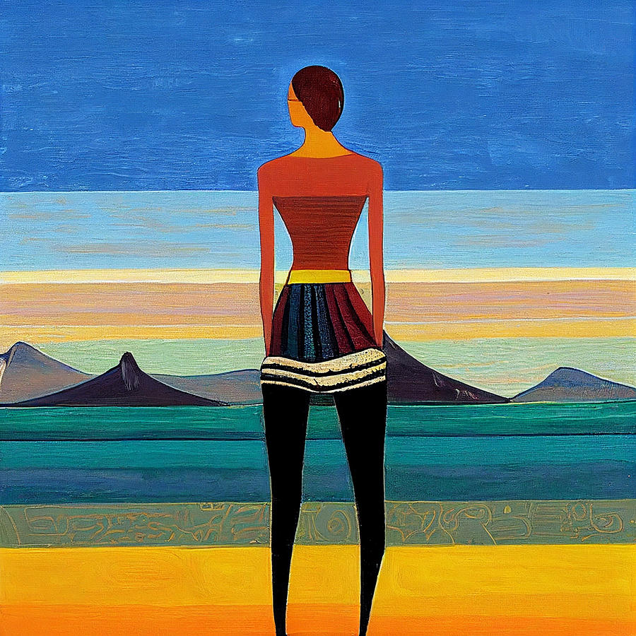 A Norman Catherine Style Painting Of A Tall Woman Wit F7dbda97 76452c 645b7e Bb60 6455 Painting ...