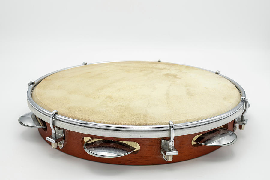 A pandeiro in front of white background Photograph by Stefan Rotter ...